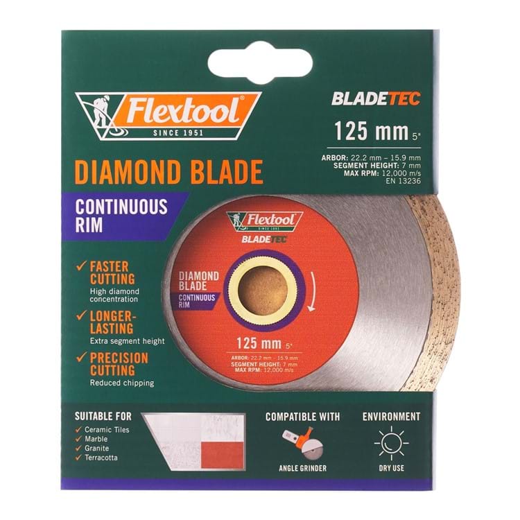 BladeTec Diamond Blade Continuous Rim — Flextool